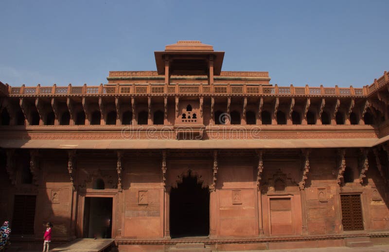 Inside the Fort of Agra, India Editorial Stock Image - Image of ...