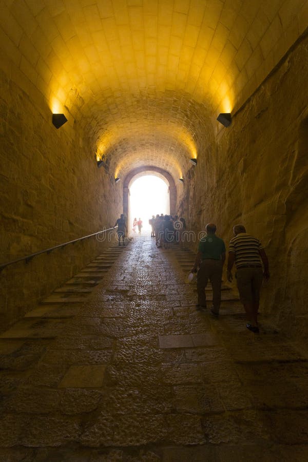 Inside Fort St Angelo, Malta Editorial Photography - Image of fort ...