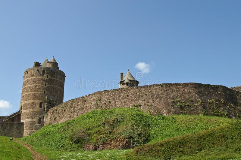 Biggest Medieval French Fortress Stock Image - Image of history, france ...