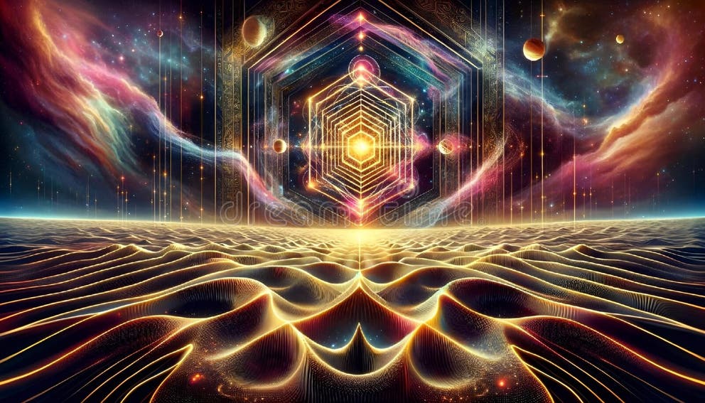 The Inside of a Futuristic Structure with Lights on it and an Open ...