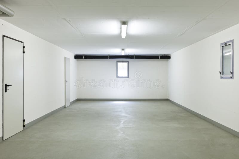 Modern Garage Interior stock photo. Image of wall, space - 15525762