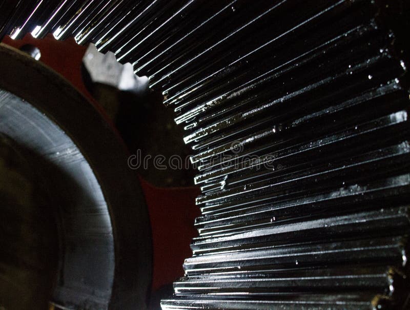 Giant Gear from a Drawbridge Stock Photo - Image of iron, heavy: 24782256