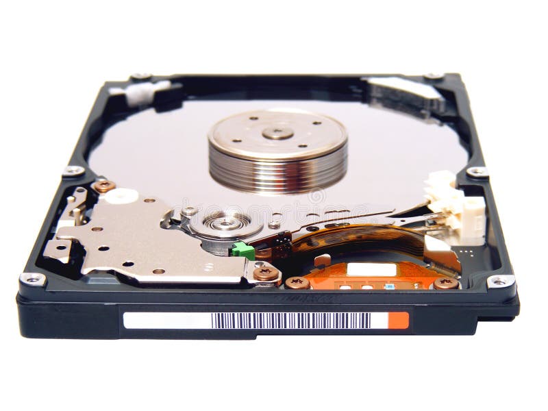 Inside hard disk stock photo. Image of electronics, sata - 17670478