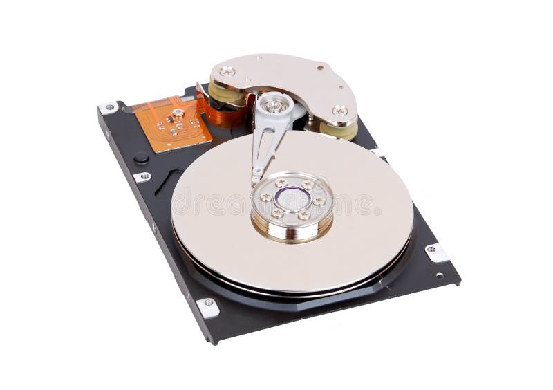 Hard Disk Drive Platter: Inside A Hard Disk Drive With A Green Stock ... Hard Disk Drive Platter: Inside A Hard Disk Drive With A Green Stock ...