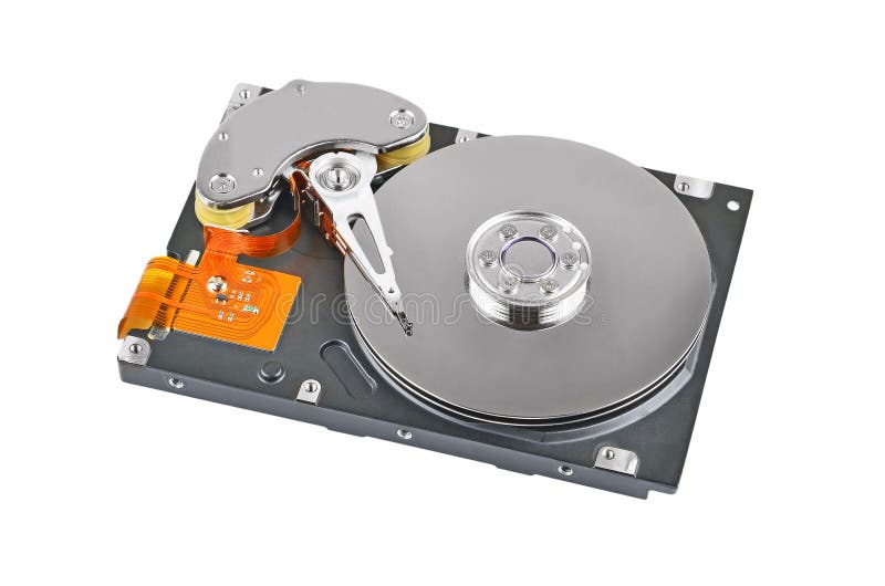Inside Hard Disk Drive Stock Photo - Image: 51800980