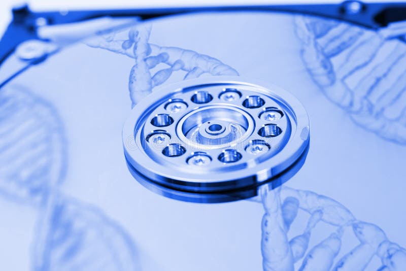 Inside Hard Disk Drive (HDD)-Computer Hardware Components Focus Stock ...