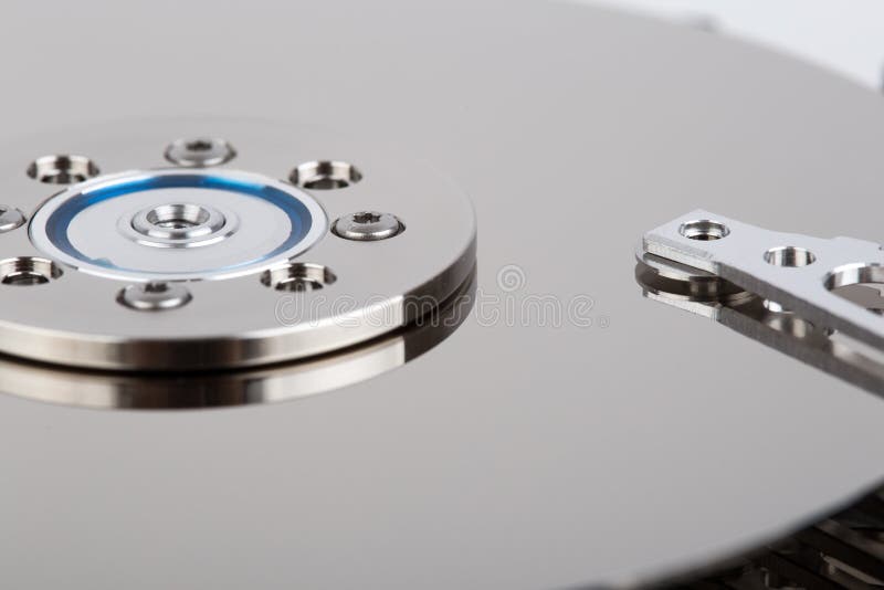 Inside of hard drive stock image. Image of data, read - 50927889
