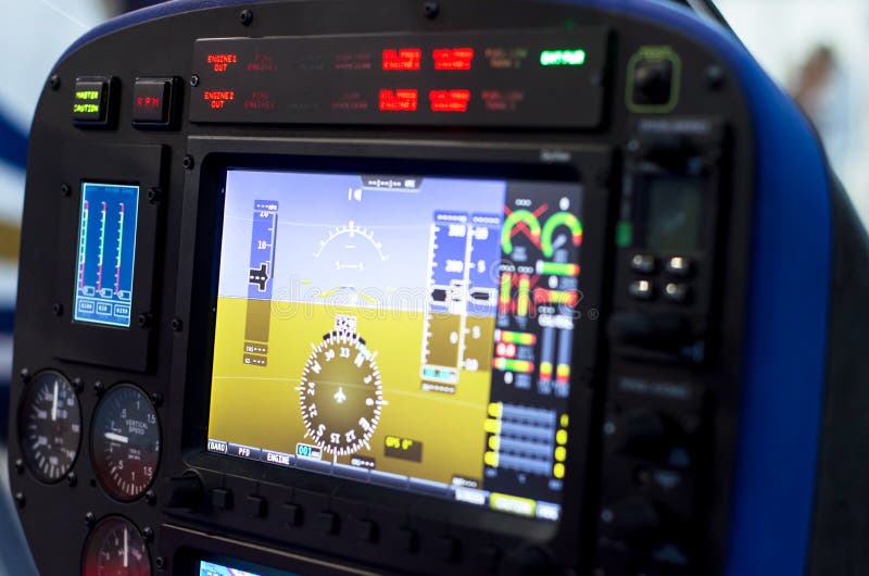 Inside helicopter cabin stock image. Image of display - 141017295