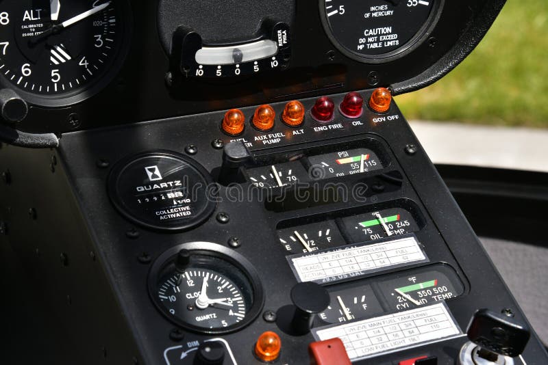 Aircraft, Helicopter, Panel Stock Image - Image of helicopter ...