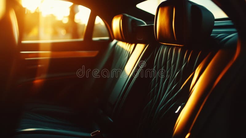 Inside a High-End Car Capturing a Candid Moment of Luxury Stock ...