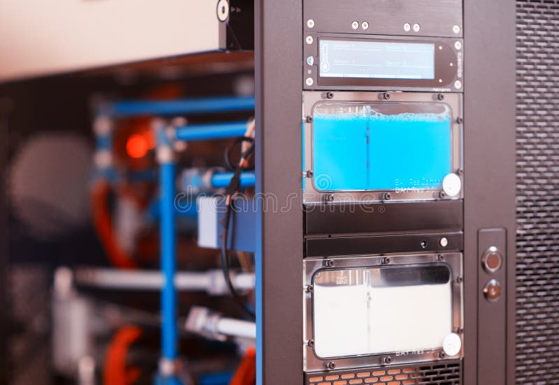 Inside High Performance Workstation Computer Background Stock Photo ...