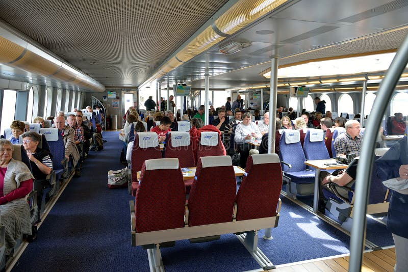 Inside the High-Speed Catamaran Halunder Jet Editorial Photo - Image of ...