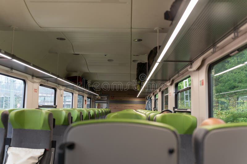 Inside High Speed Train Compartment German Railways Stock Photos - Free ...