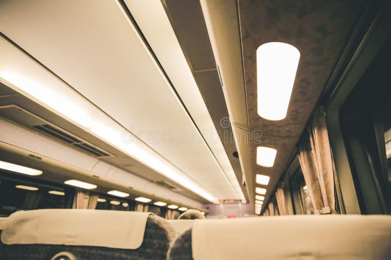 An Inside the High Speed Train Compartment 30 Oct 2013 Stock Photo ...