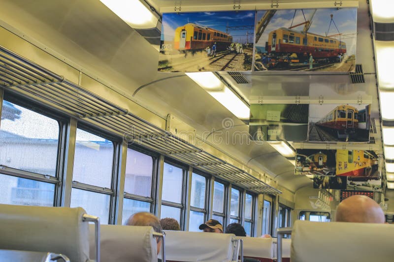 An Inside the High Speed Train Compartment 30 Oct 2013 Editorial Stock ...