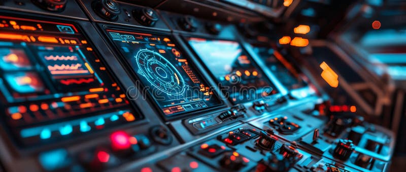 The Inside of a High-tech Command Center, Featuring a Spy Base or ...