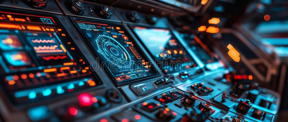 The Inside of a High-tech Command Center, Featuring a Spy Base or ...