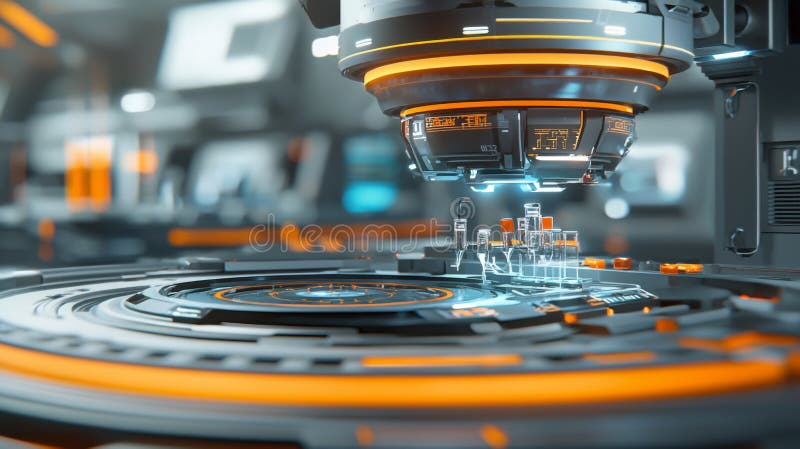 Advanced Technology Laboratory Showcasing Robotic Assembly of Glassware ...