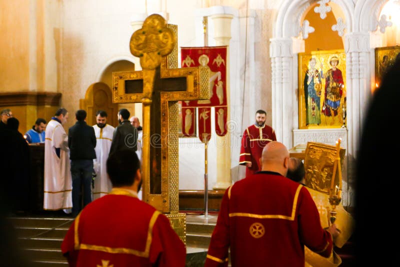 Orthodox prayer editorial image. Image of church, inside - 117938685