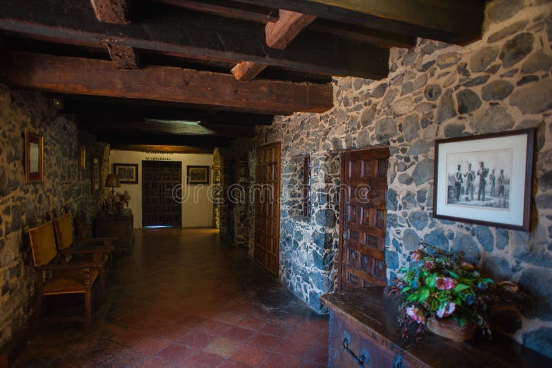 Inside Hostalric Castle in Spain S Costa Brava Stock Photo - Image of ...