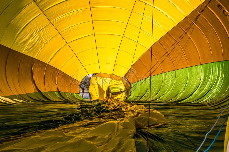 Inside of a Hot-air Balloon Stock Photo - Image of colors, empty: 262463130