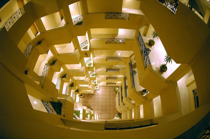 Inside hotels stock image. Image of architectural, empty - 4666955