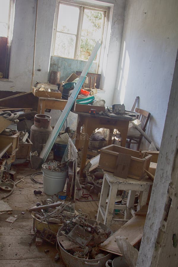 Dilapidated house stock image. Image of dirt, area, crack - 13388799