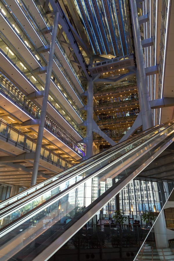 Inside the HSBC Main Building in Hong Kong Editorial Stock Photo ...