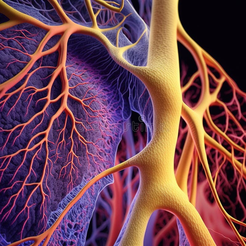 Macro veins tissues stock illustration. Illustration of dent - 270291939