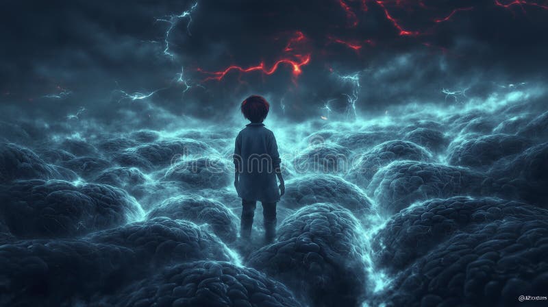 Inside a Human Mind, a Person Trapped in His Own Thoughts. Brain in the ...