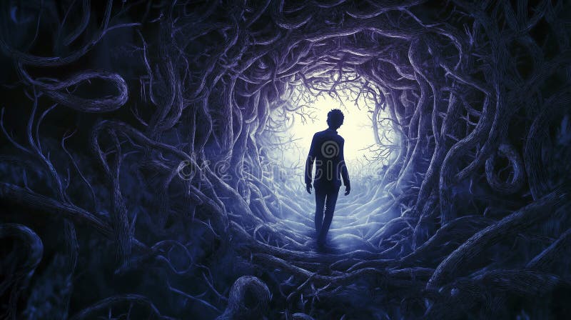 Inside a Human Mind, a Person Trapped in His Own Thoughts. Brain in the ...