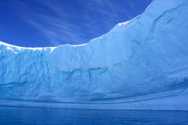 Inside an Iceberg, Antarctica Stock Image - Image of natural, southern ...