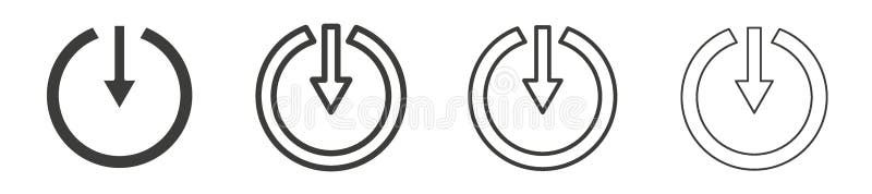 Inside Icon Vector Set on White Background Stock Vector - Illustration ...