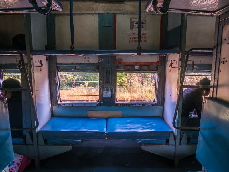 Inside Indian Railway Compartment Editorial Stock Photo - Image of ...