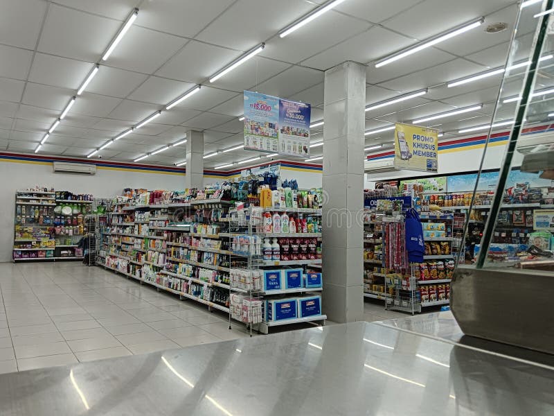 Inside the Indonesian Minimarket Shop Indomaret Editorial Photography ...