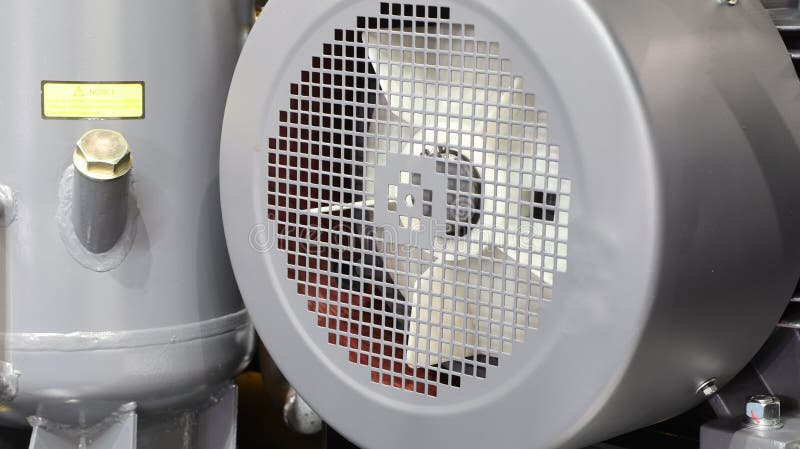 Inside of Industrial Air Compressor Stock Photo - Image of business ...