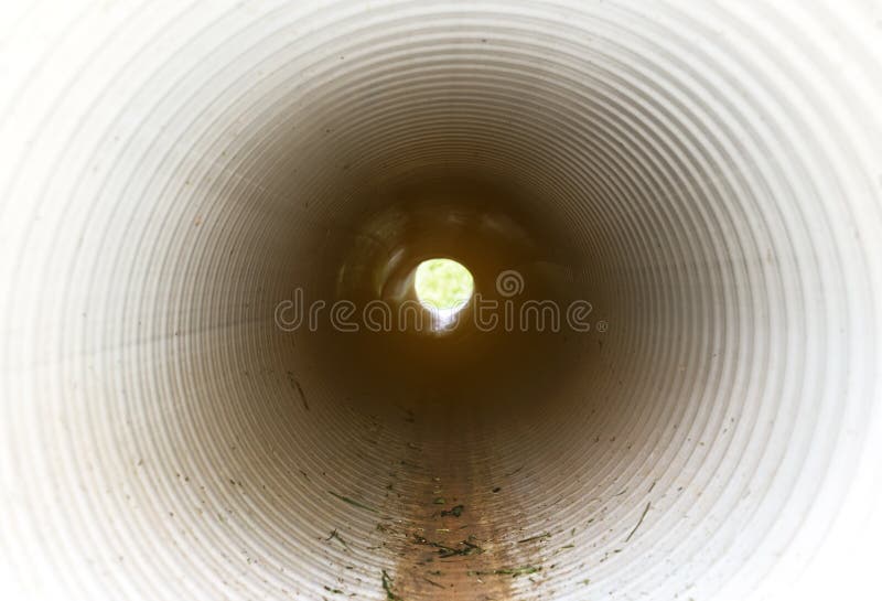 Inside an industrial pipe stock photo. Image of cylinder - 214616696