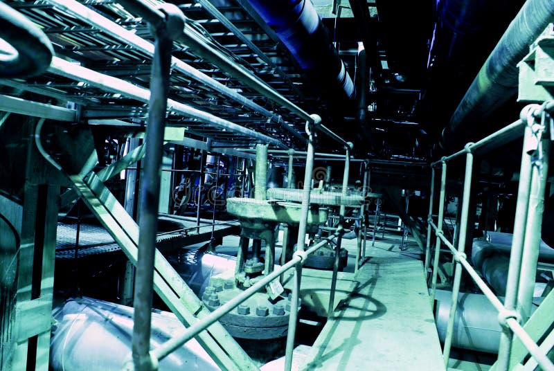 Inside of Electrical Power Plant Stock Photo - Image of estate ...