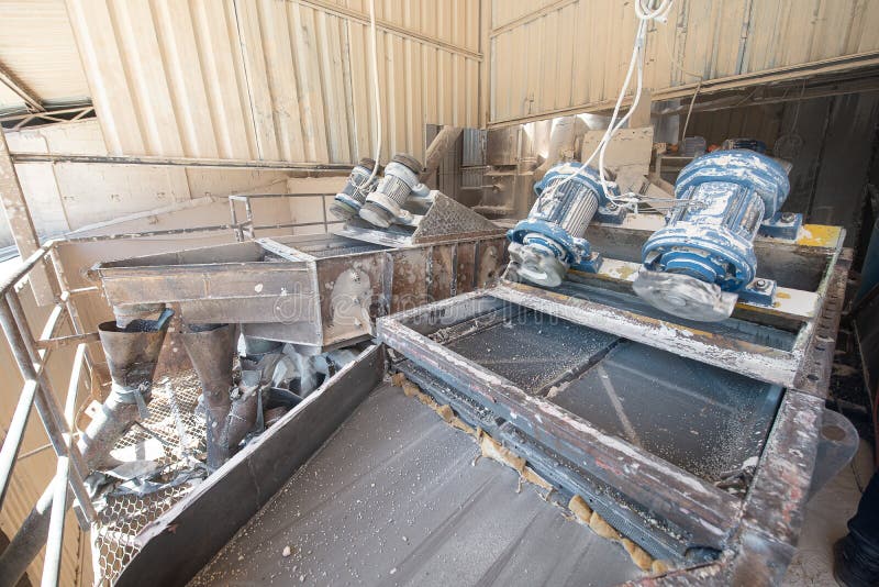 Inside of an Industrial Workshop with Equipment Stock Image - Image of ...