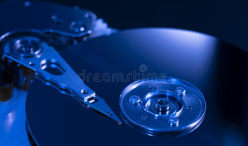 Inside of Internal Harddrive HDD , Disassembled Hard Drive from the ...