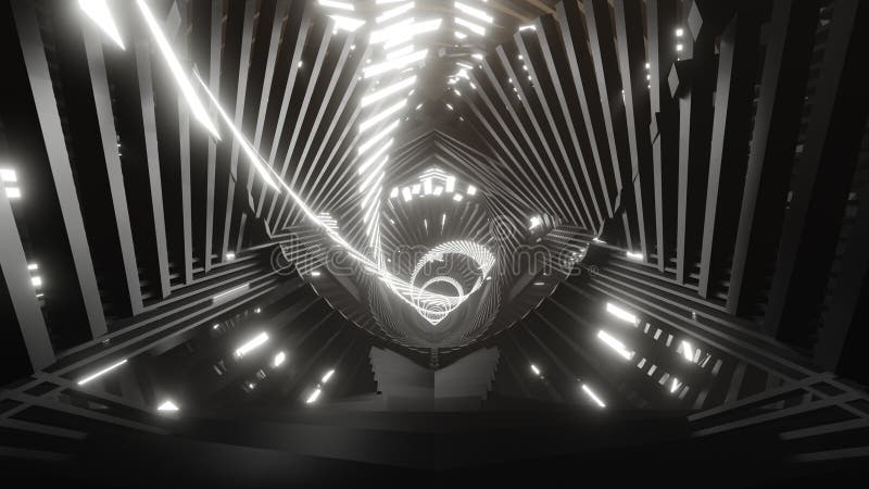 Inside the Iron Hall stock illustration. Illustration of factory ...