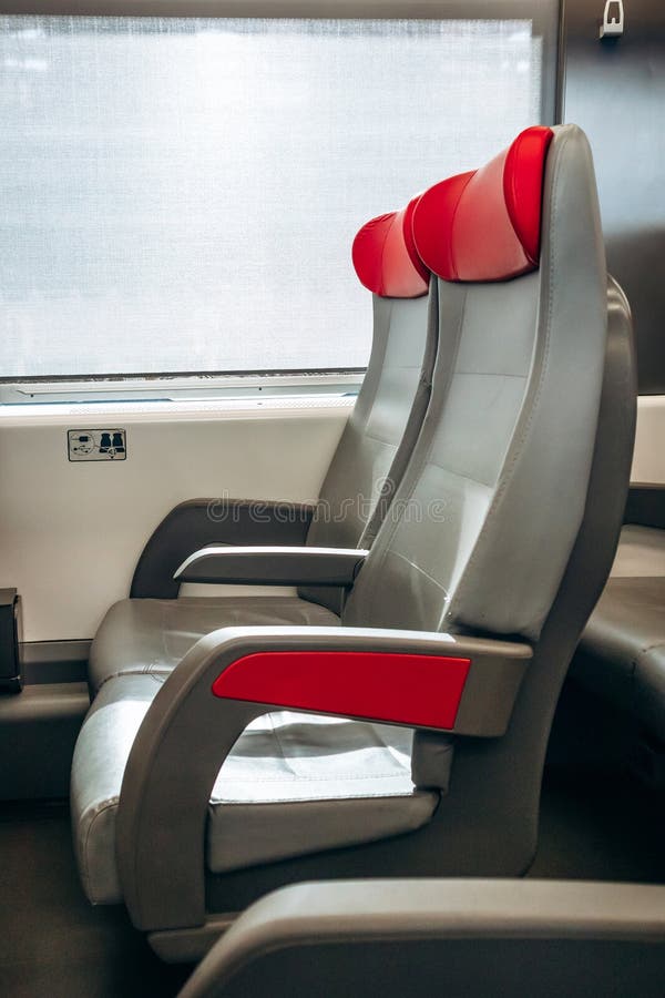 Inside an Italian Frecciarossa High-speed Train Editorial Image - Image ...