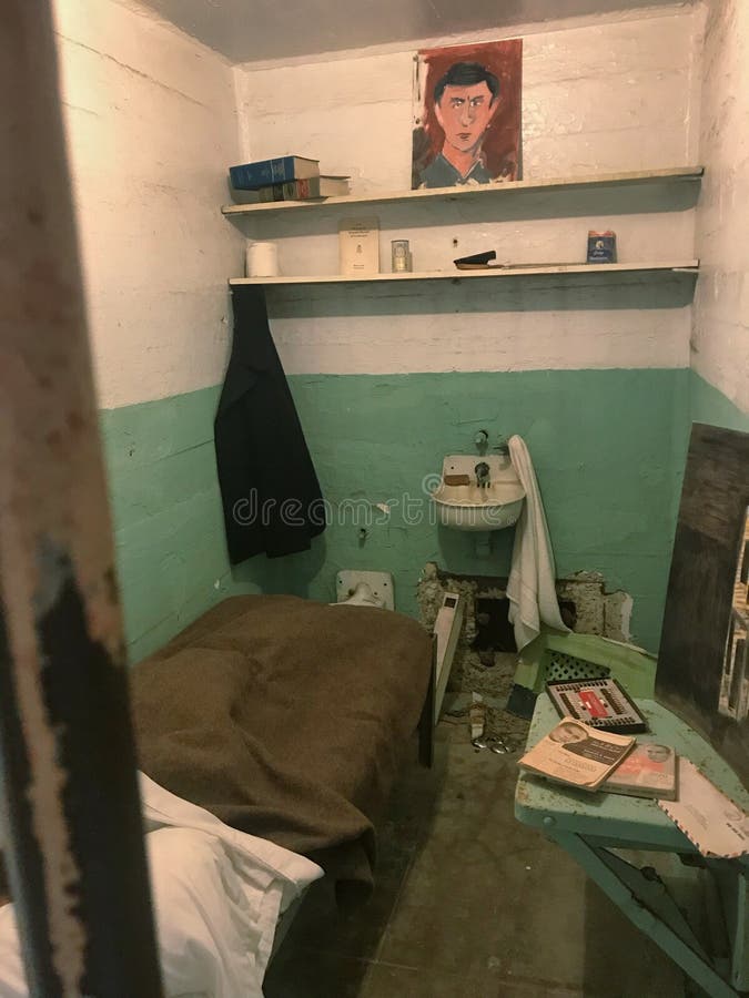 Inside the Jail of Alcatraz Editorial Stock Photo - Image of empty ...
