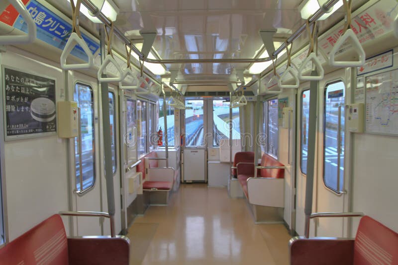 A Inside Japanese Express Train in Japan for Back Ground. Editorial ...