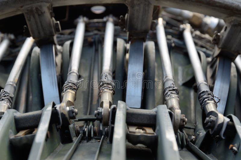 Inside of the Jet Turbine Engine Stock Photo - Image of equipment ...
