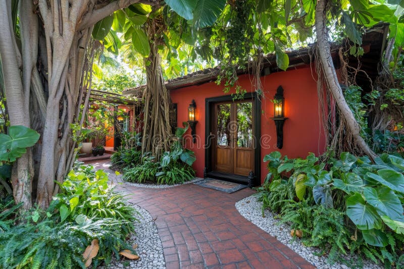 Inside the Jungle, Set in the Rainforest/tropical Forest Terrain Stock ...