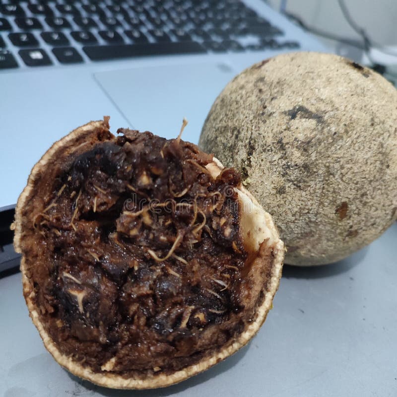 Inside Kawista the Fruit of Energy Stock Image - Image of fruit ...