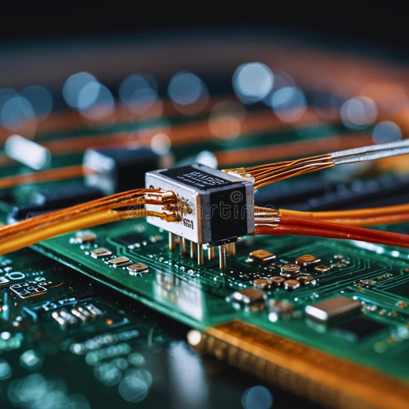 Inside a Laptop Computer, Mother Board and Electronic Components Stock ...