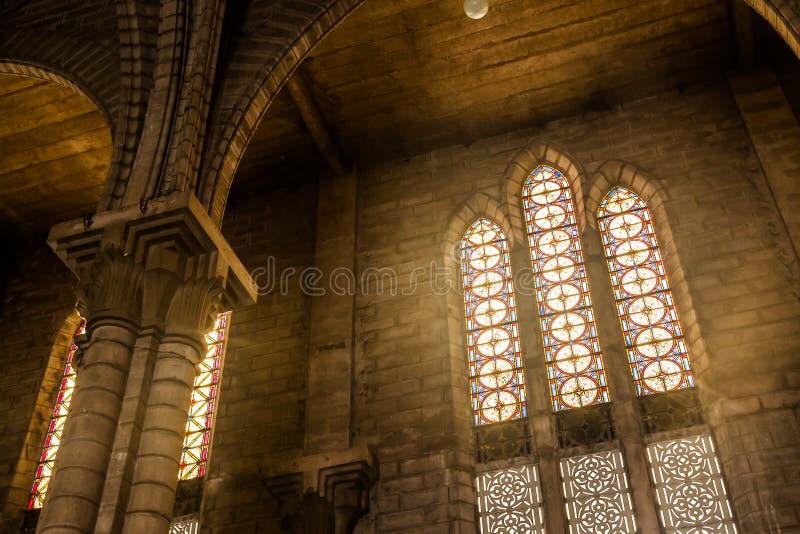 Inside of a Large, Modern Church Editorial Image - Image of glass ...