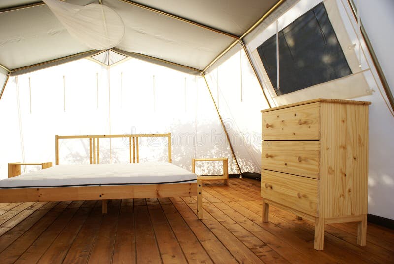 Inside a Large Luxurious Tent Stock Image - Image of camp, shop: 25868007